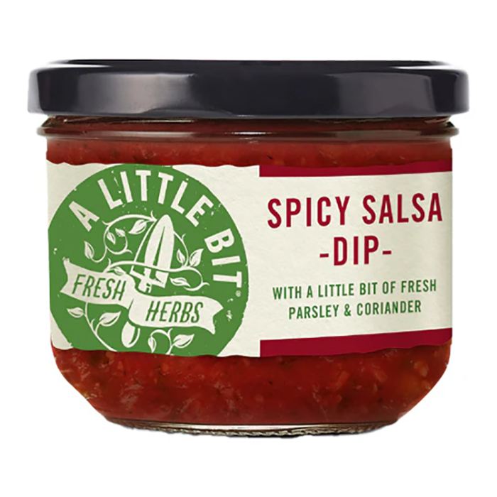 A Little Bit Food Co. - Spicy Salsa Dip Jar, 200g - Pack of 6 – PlantX UK