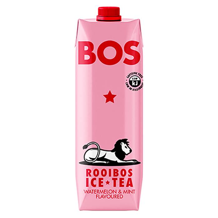BOS - Ice Tea Watermelon Mint, 1000ml | Pack of 6 – PlantX UK