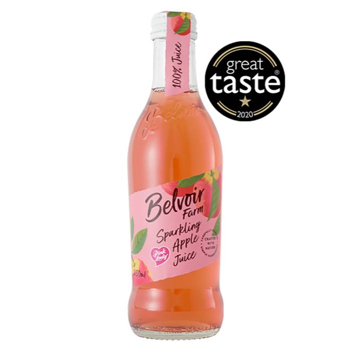 Belvoir - Sparkling Pink Lady Apple Juice | Multiple Sizes – PlantX UK