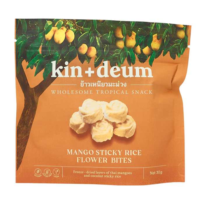 Kin + Deum - Mango Sticky Rice Flower Bites, 30g – PlantX UK
