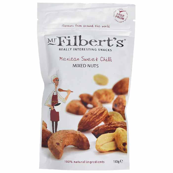 Mr. Filbert's - Mexican Sweet Chilli Mixed Nuts, 100g – PlantX UK