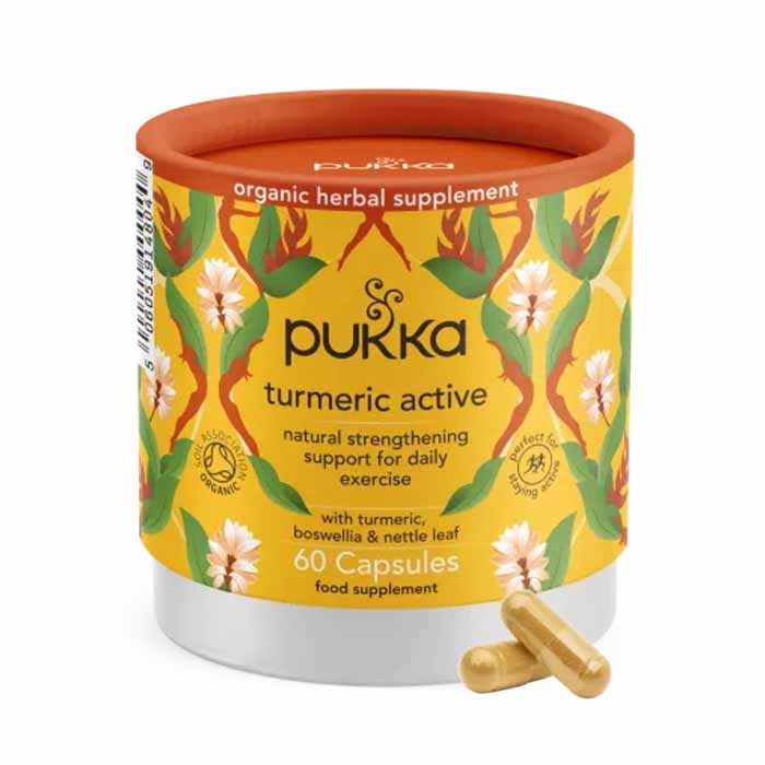 Pukka - Organic Turmeric Active Capsules, 60 Capsules – PlantX UK